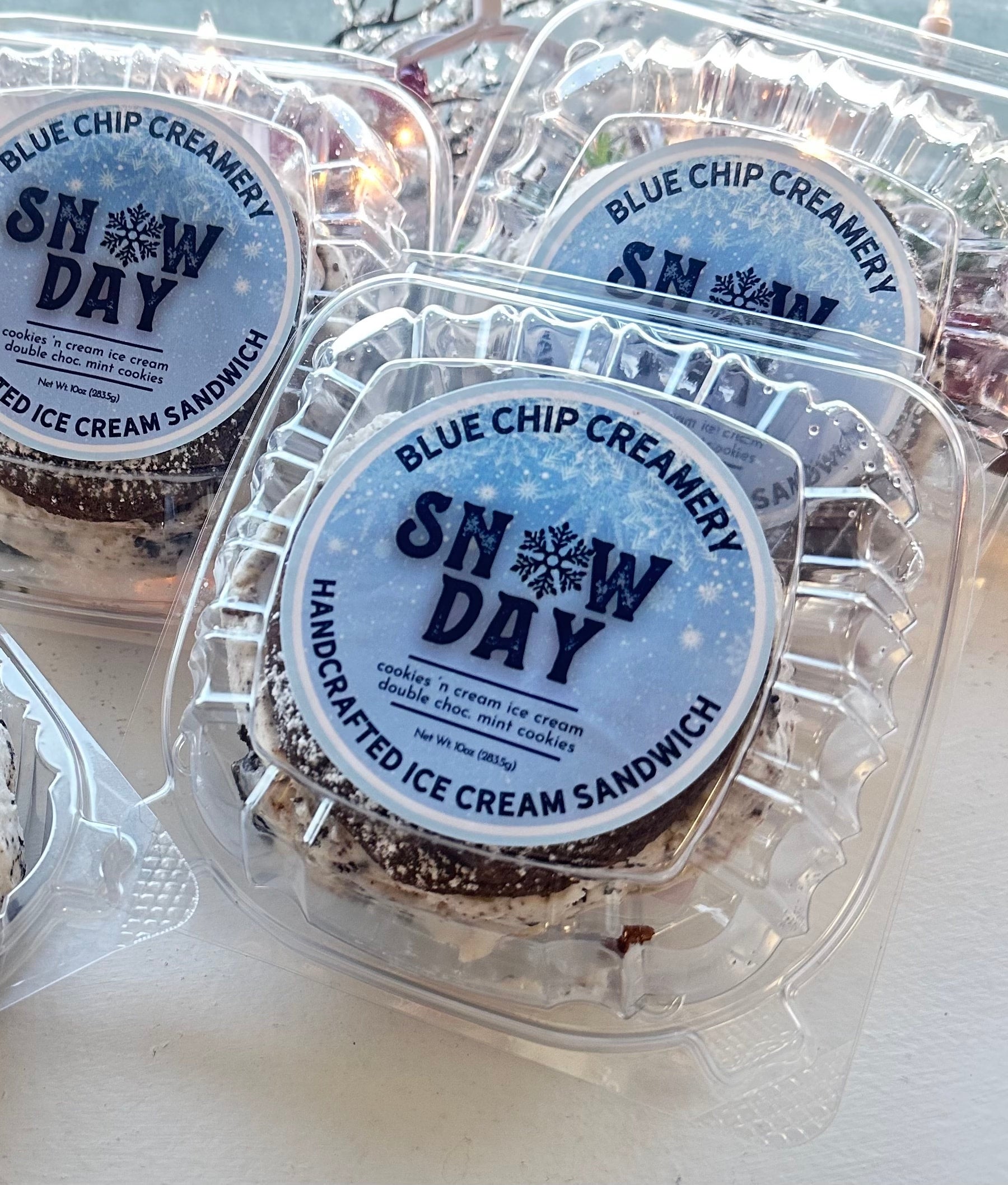 Snow day Ice Cream Sandwich | La Cucina Prepared Meals & Catering